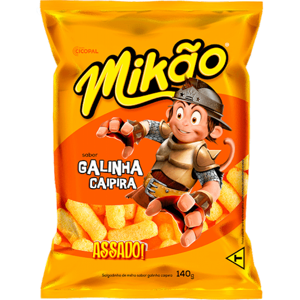 MICAO SALGADINHO GALINHA CAIPIRA 140G